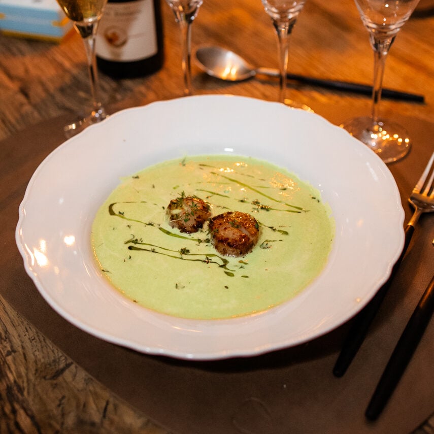 Crème Ninon - grön ärtsoppa - 56kilo – Hälsosamma recept, inspiration ...