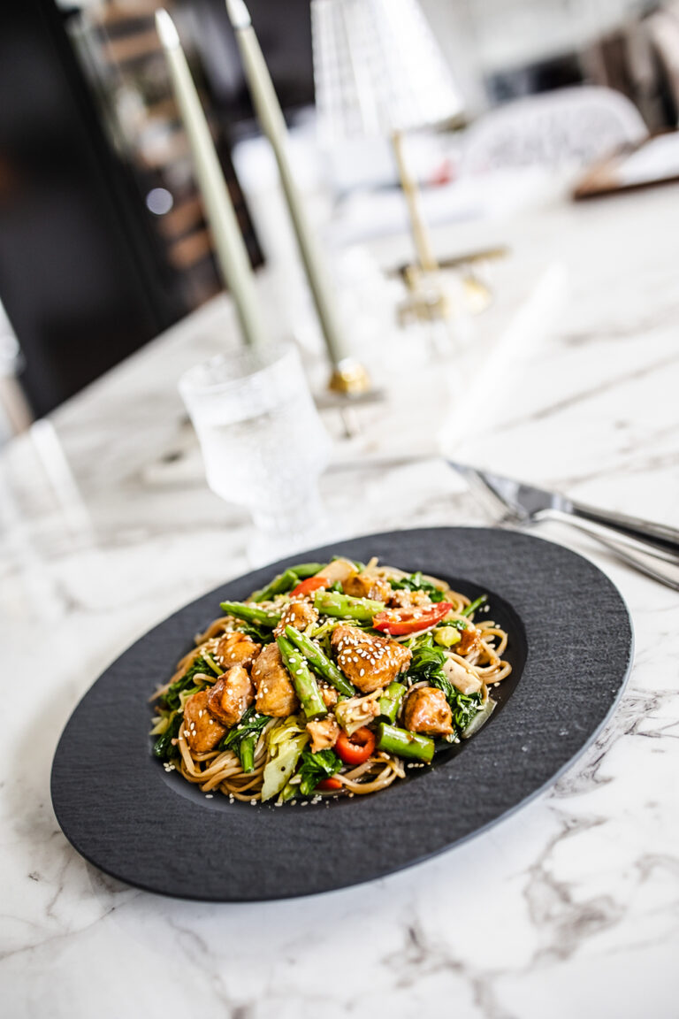 Asiatisk kycklingwok med nudlar och grönt - 56kilo – Hälsosamma recept ...
